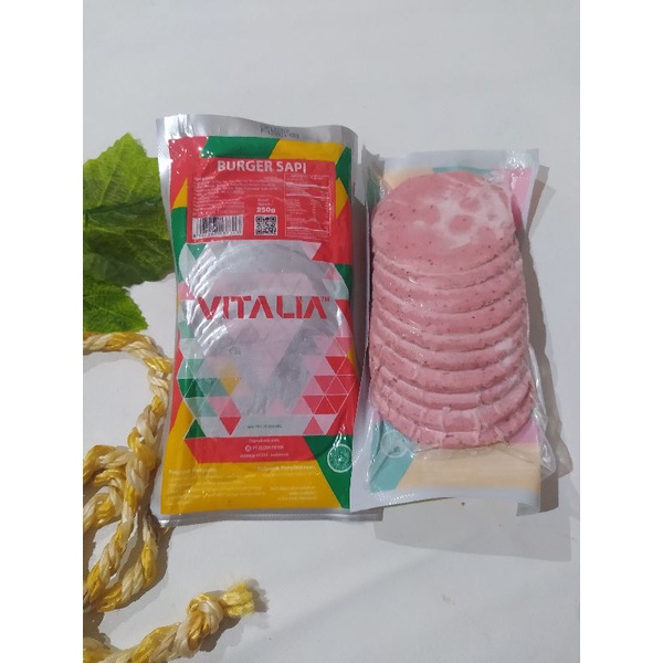 Jual beef sapi Vitalia isi 10 dan isi 20/isian burger beef sapi ...