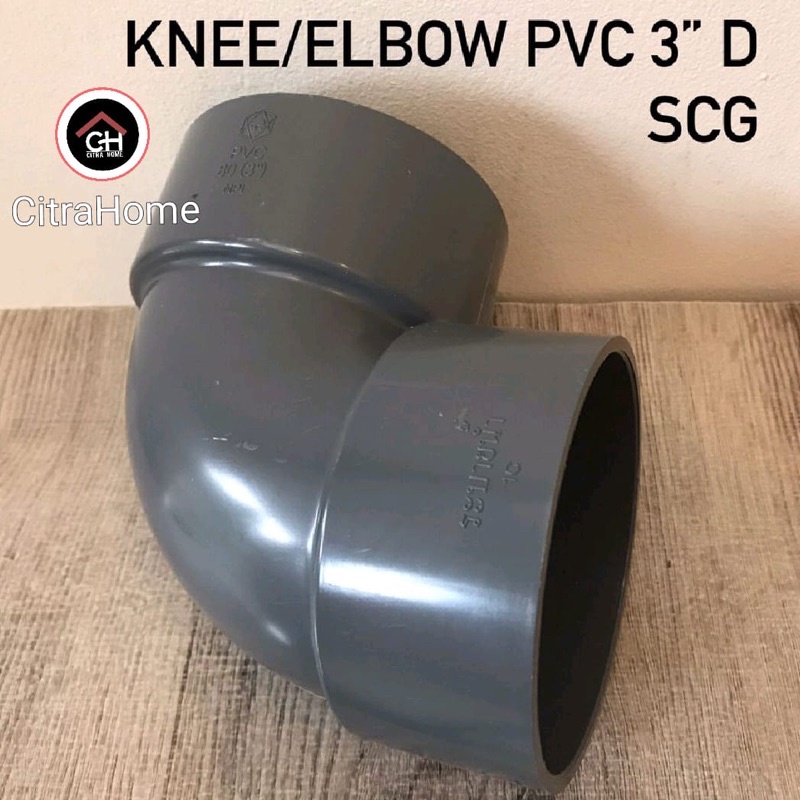 Jual Knee / Elbow PVC 3” D SCG | Shopee Indonesia