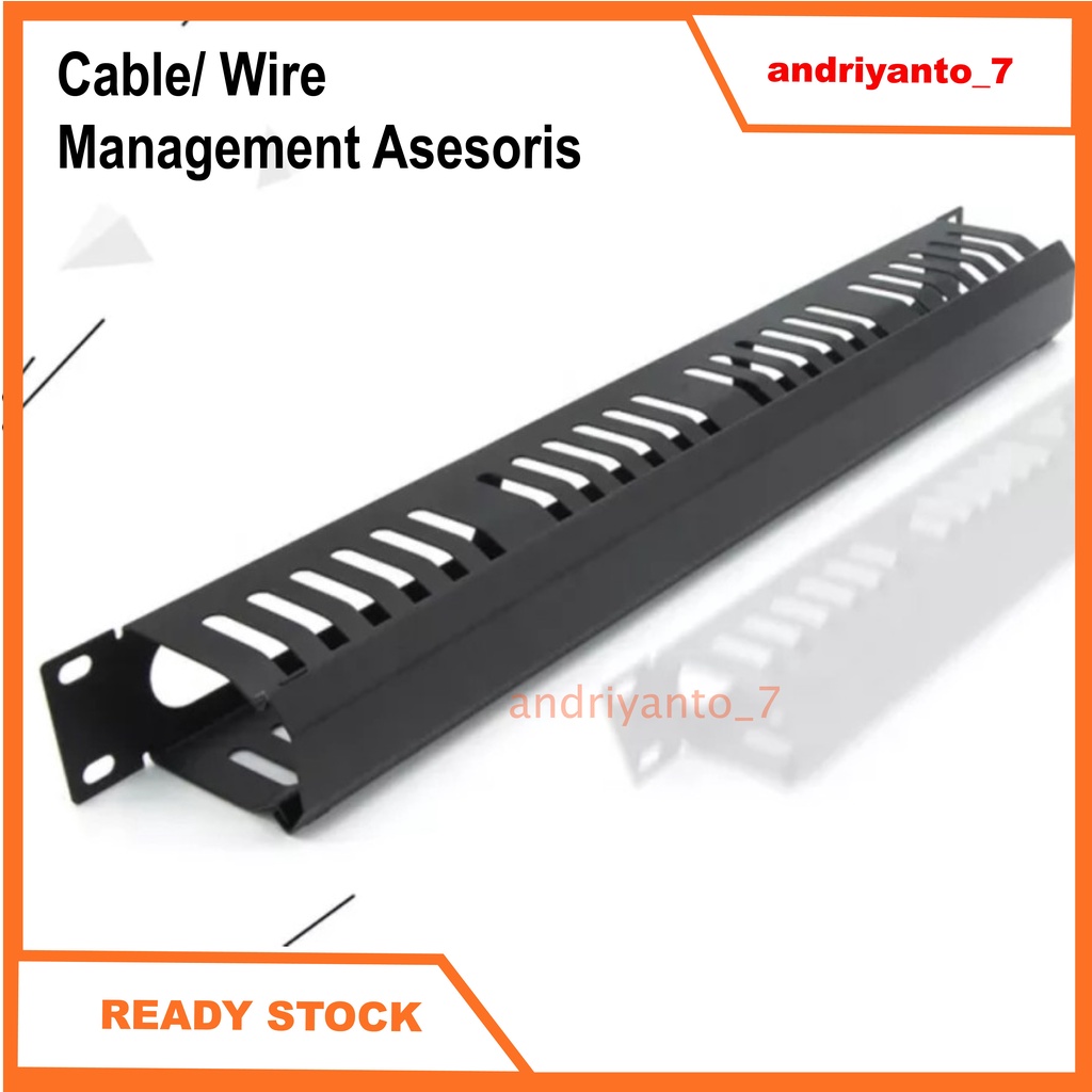 Jual Cable/ Wire Management Asesoris Jalur Kabel Rak Server | Shopee ...