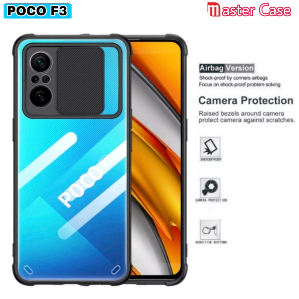 Jual Case Xiaomi Poco F3 Hardcase Shockproff Slide Protector Camera ...