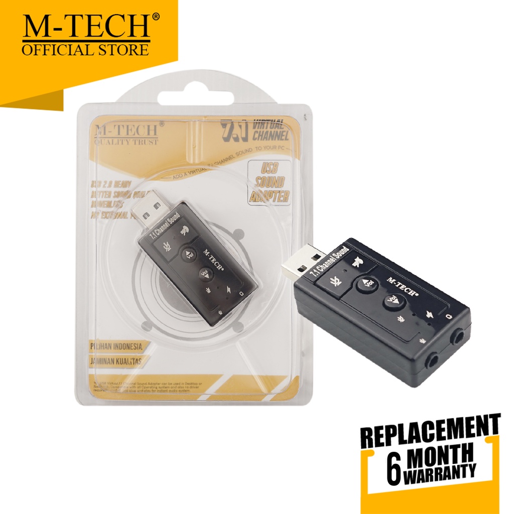 Jual M-TECH Original Usb Sound 7.1 | Shopee Indonesia