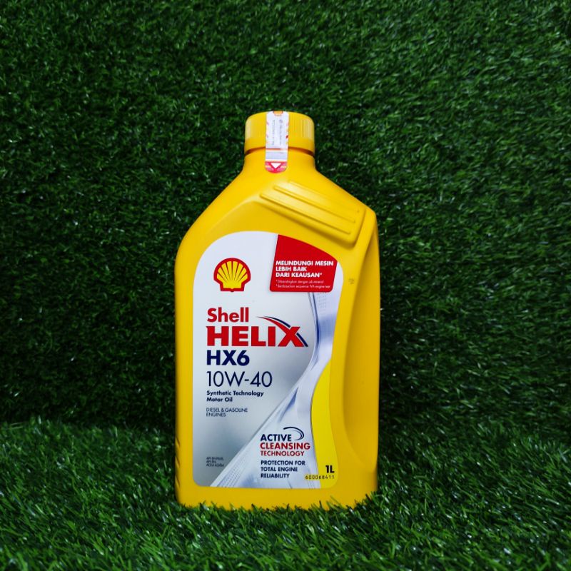 Jual Shell Helix HX6 10W40 API SN/CF 1 Liter | Shopee Indonesia