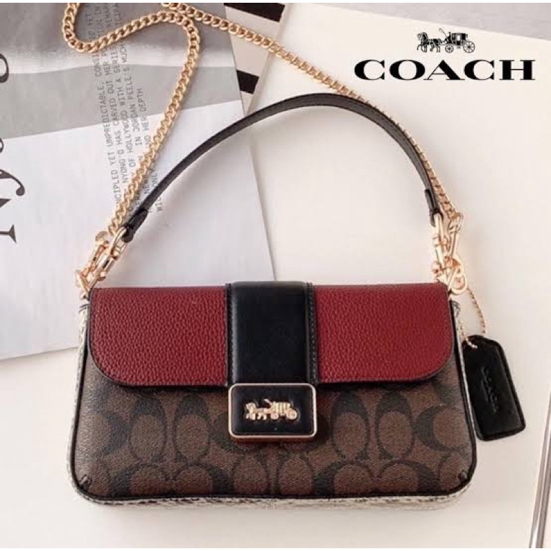 Jual Coach Mini Grace Crossbody In Signature Canvas CC033 CC058 CC057 ...