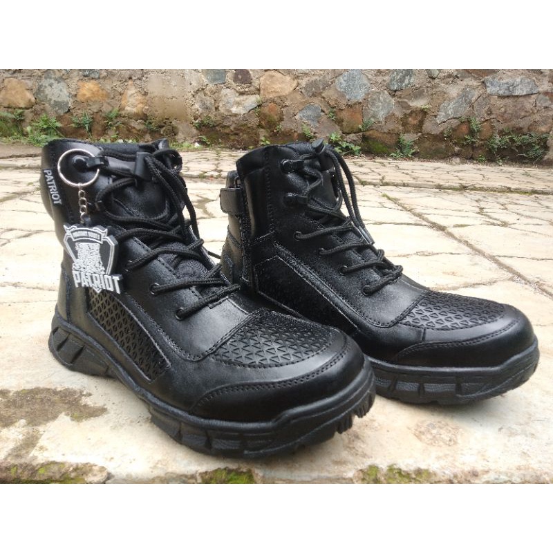 Jual Sepatu PDL jaring tawon pendek kulit sapi asli outole wb pdl tawon ...