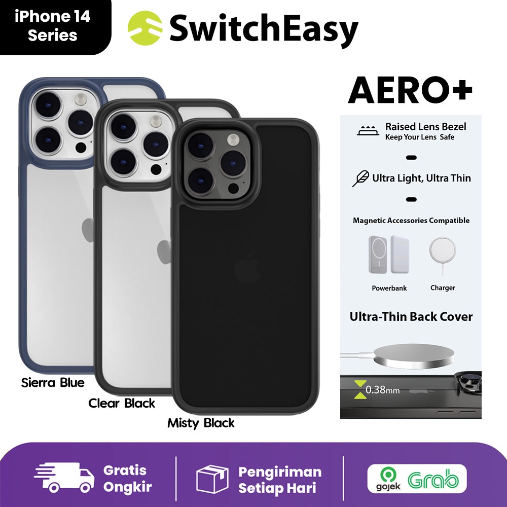 Jual Case iPhone 14 Pro Max / 14 Plus / 14 Pro / 14 SwitchEasy Aero ...