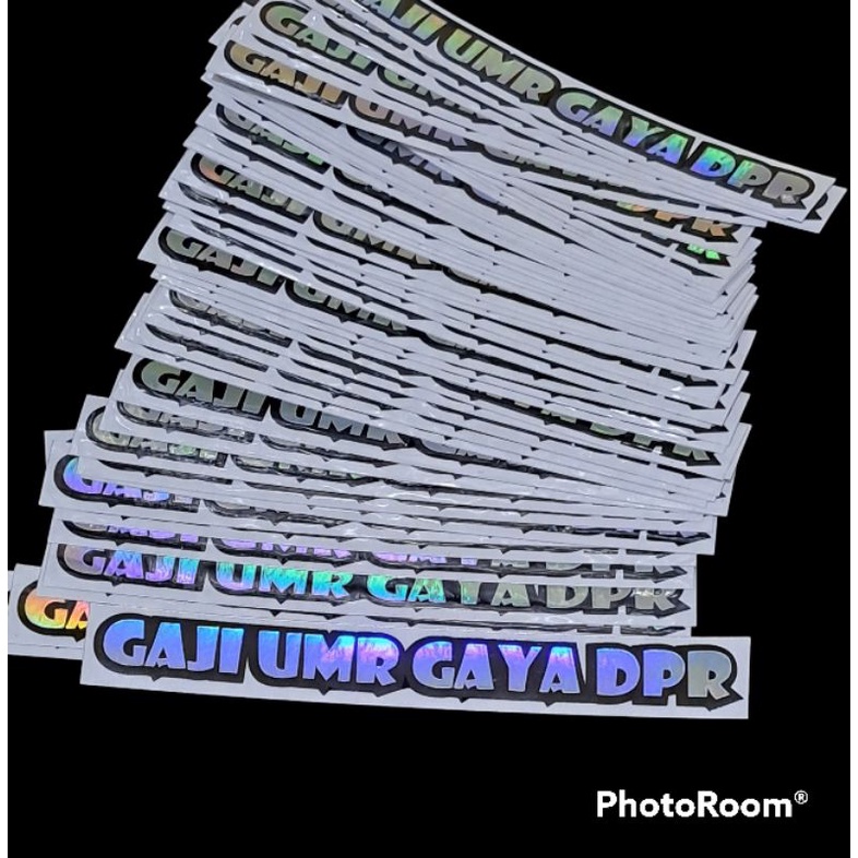Jual STICKER GAJI UMR GAYA DPR CUTING STICKER | Shopee Indonesia