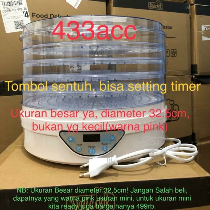 Jual Dehydrator Food / Alat Pengering Makanan / Mesin Mengeringkan ...