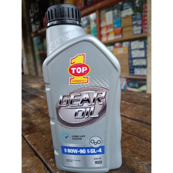 Jual Oli transmisi manual/Gardan Top1 gear oil SAE 80w/90 API GL-4 1L ...