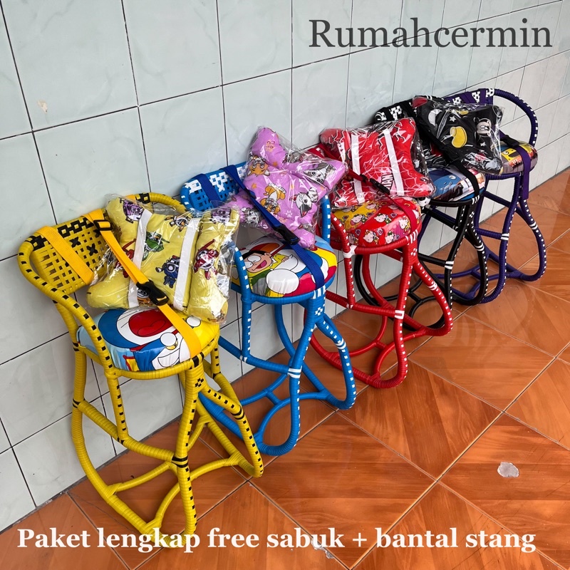 Jual KURSI BONCENG MOTOR MATIC FULL ANYAM + SABUK UNTUK USIA ANAK 9 ...