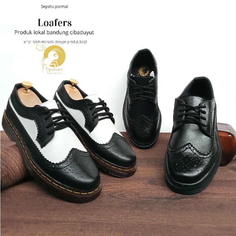 Jual Sepatu Pormal Docmart Loafer pria | Sepatu wingtip | Shopee Indonesia