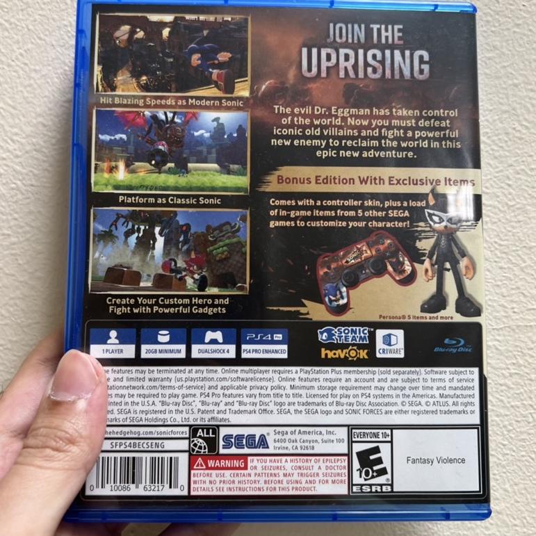 Jual [KODE Z98] Sonic Forces Ps4 Ps5 Game Original Sony Playstation 4 ...