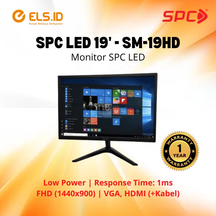 Jual SPC 19' - SM-19HD LED Monitor | Shopee Indonesia