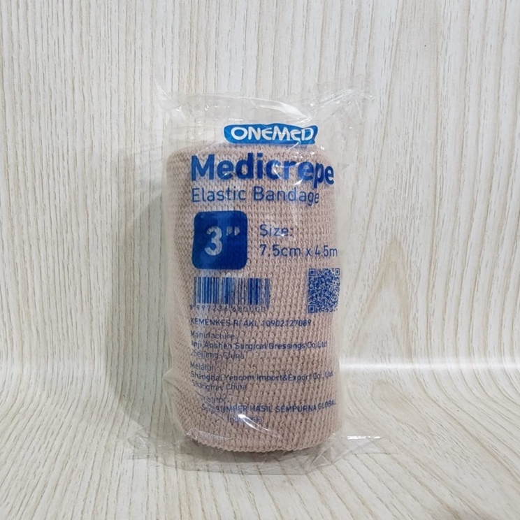 Jual Onemed Medicrepe Perban Elastis / Elastic Bandage 7,5cm (3inch ...