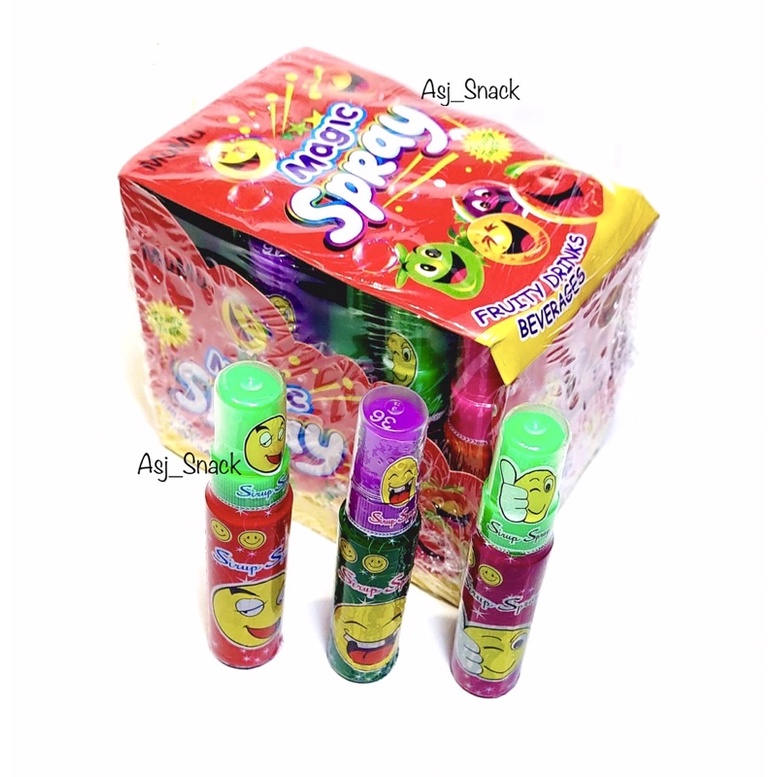 Jual Permen Semprot, Syrup spray Minuman Semprot Aneka Rasa Buah ( 24 ...