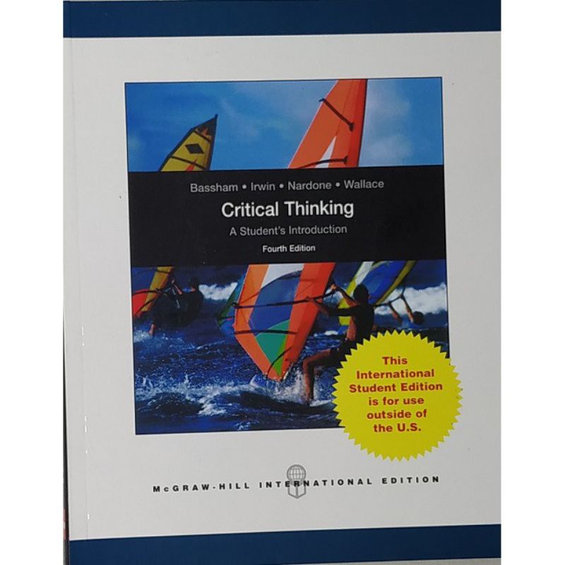 Jual CRITICAL THINKING A STUDENT'S INTRODUCTION 4E - BASSHAM | Shopee ...