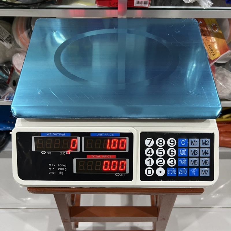 Jual Timbangan buah digital 40 kg double display timbangan digital timbangan duduk | Shopee ...