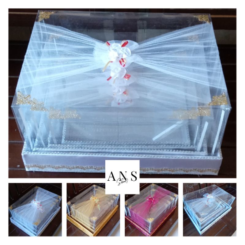 Jual Box Seserahan Kotak Hantaran Lamaran dan Pernikahan Tutup Mika Isi ...