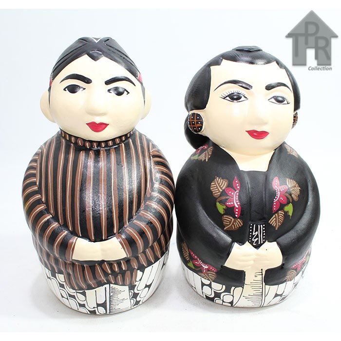 Jual Kerajinan Pajangan Patung Batik Pengantin Jawa | Shopee Indonesia