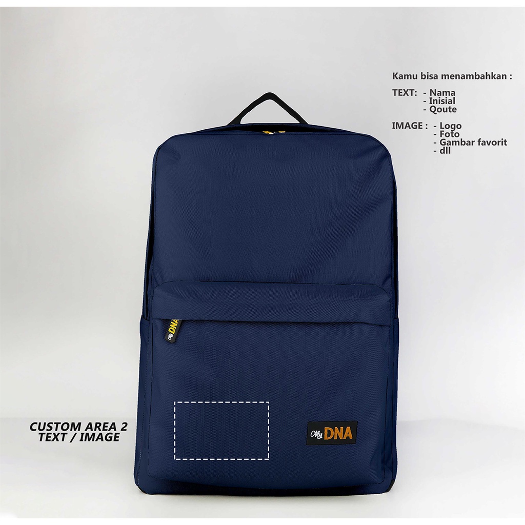 Jual Tas Ransel Custom Sablon Nama Gambar Logo - Tas Laptop Kerja ...
