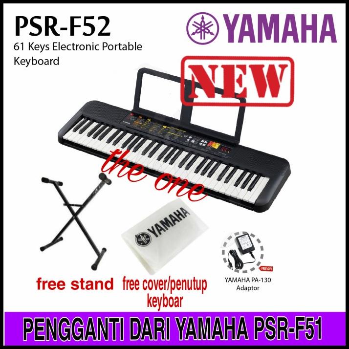 Jual Keyboard Yamaha Psr F51 / Psrf51 / Psr F 51 Original + Stand + Tas | Shopee Indonesia