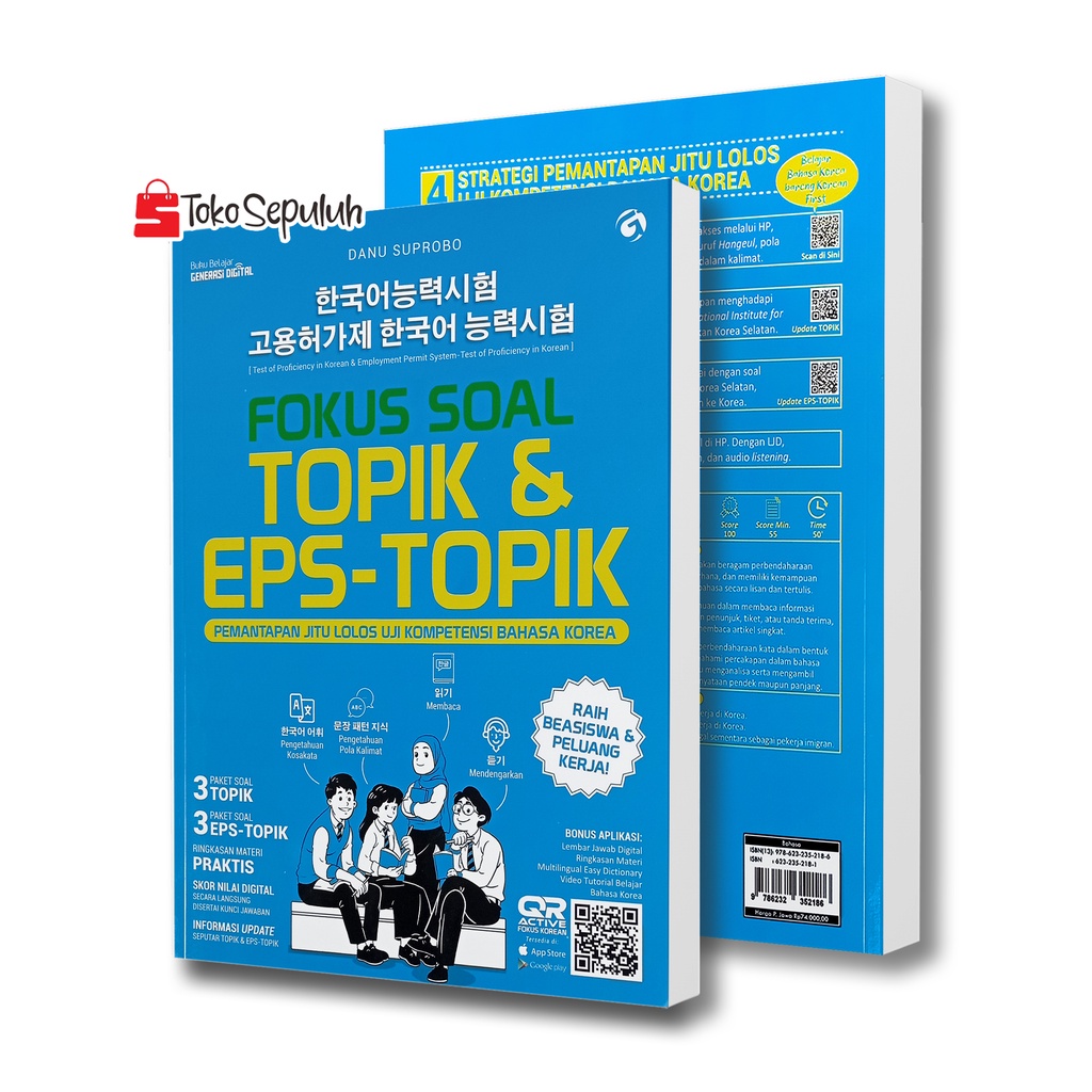 Jual Buku Tes Bahasa Korea Fokus Soal Topik & EPS-Topik | Shopee Indonesia