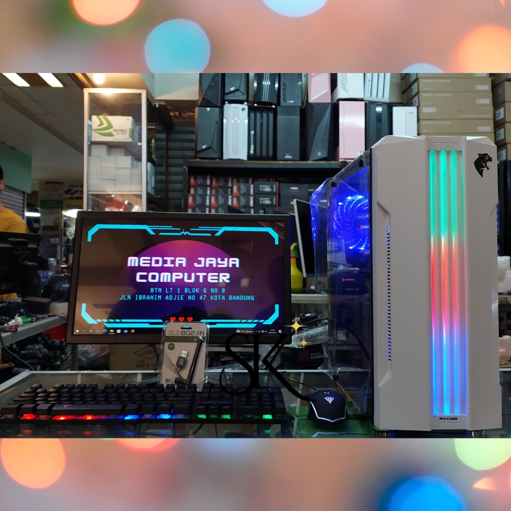 Jual pc gaming fullset murah amd ryzen 5 5600g ram 16gb hdd ssd ...