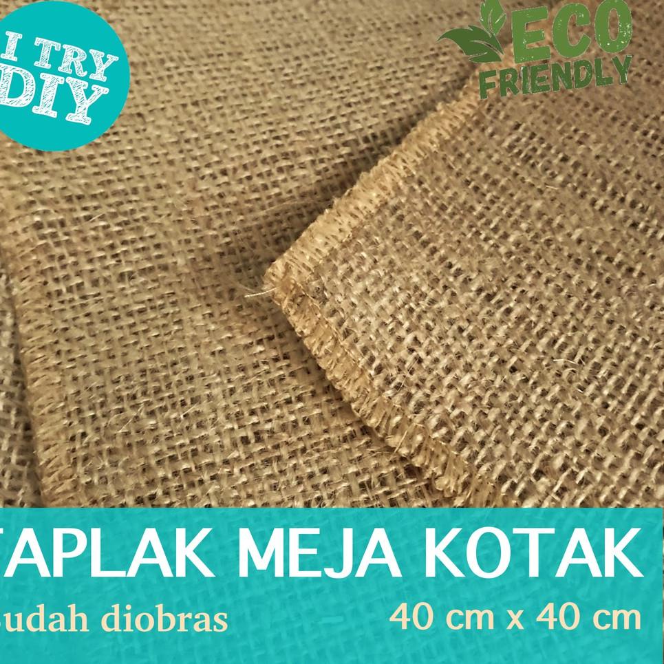 Jual Jangan ketinggalan--JUAL KAIN GONI 40X40 CM PINGGIRAN DIOBRAS ...