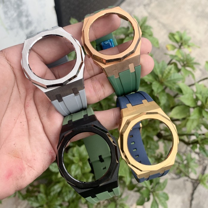 Jual GSHOCK GA2100 CASE GEN 5 STAINLESS RUBBER PREMIUM CASIOAK | Shopee ...