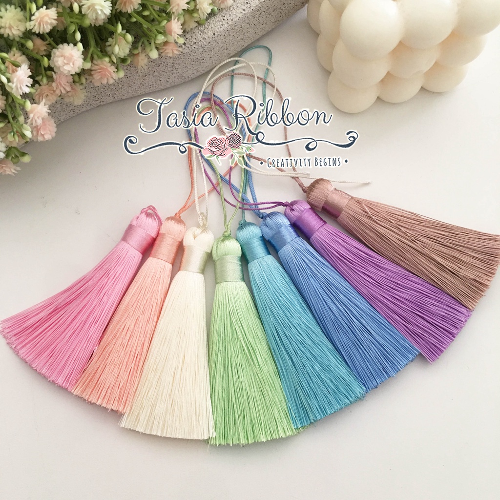 Jual Tasel Rumbai Premium (Tassel Rumbai Halus & Tebal) | Shopee Indonesia