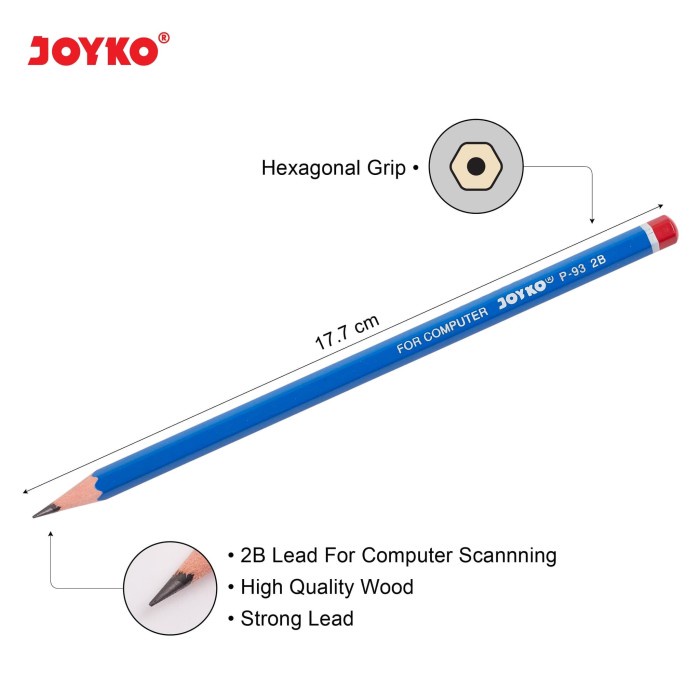 Jual Pensil 2B Joyko - P-93 | Shopee Indonesia