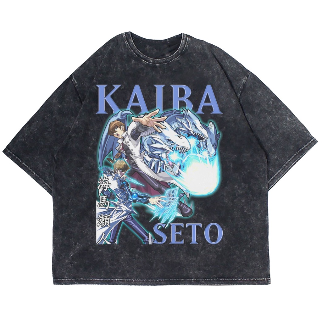 Jual KAOS OVERSIZE YU GI OH SETO KAIBA WASHING VINTAGE TEE (T-SHIRT ...