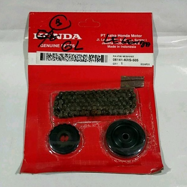 Jual Rantai Kamprat/Rantai Keteng Set Karet Roll Legenda Supra Fit Revo ...