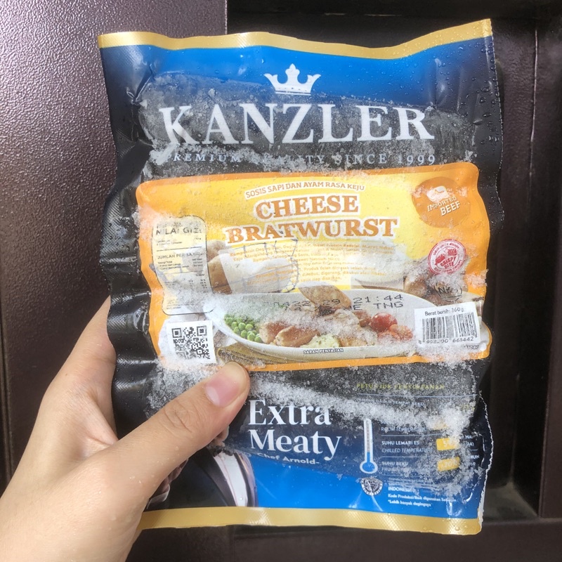 Jual Kanzler Sosis Cheese Bratwurst 360gr | Shopee Indonesia