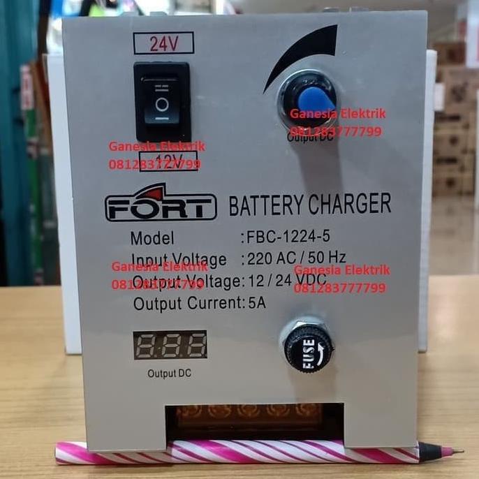 Jual Battery Charger Fbc-1224-5 5A 12-24 V Baterai Panel Ats Fort ...