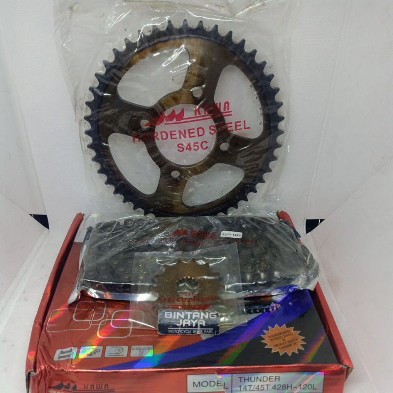 Jual Gear packet (KW) THUNDER gir paket gigi set KAWA | Shopee Indonesia