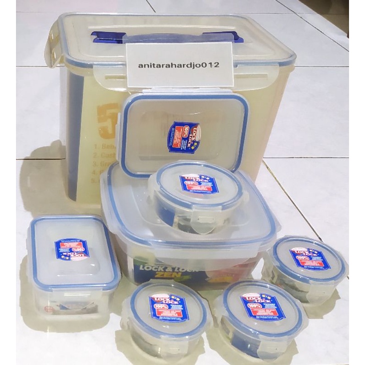 Jual LOCK & LOCK ( MICROWAVE O.K ) STACKABLE AIRTIGHT CONTAINER SET ...