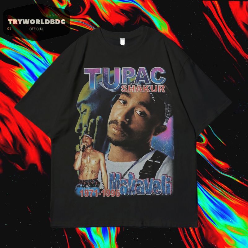 Jual KAOS OVERSIZE / OVERSIZE T SHIRT / OVERSIZE / KAOS TUPAC SHAKUR ...