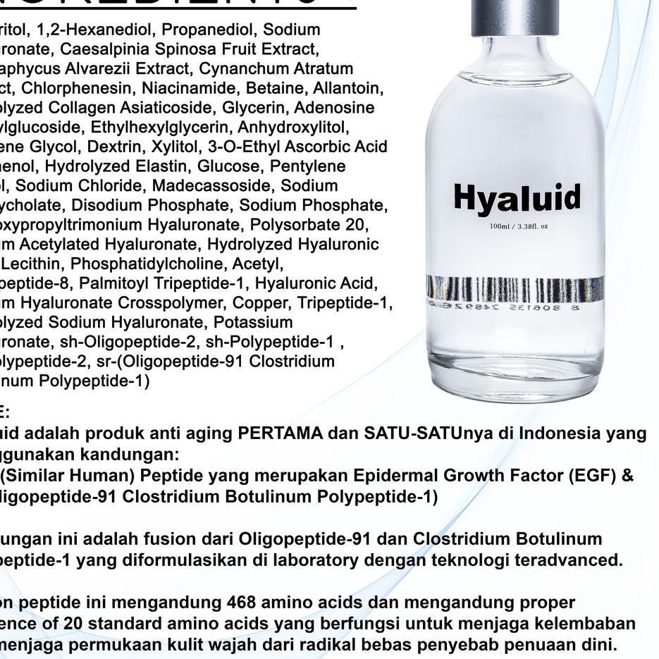 Jual Produk Keren 0GJBV Hyaluid by Slurp Laboratories Korea Epidermal ...