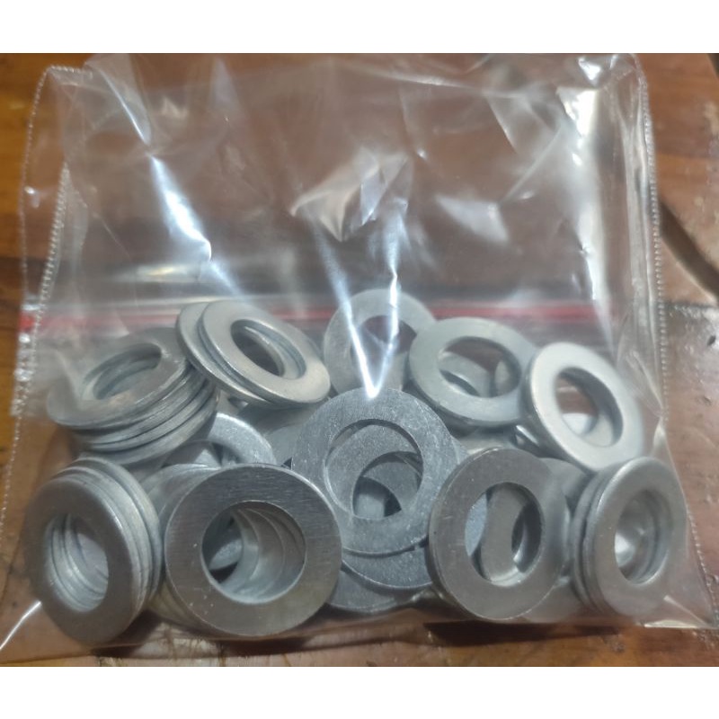 Jual Ring Oli alumunium uk. m12 (isi 50PCS) Beat, Vario, Scoopy, Mio J ...