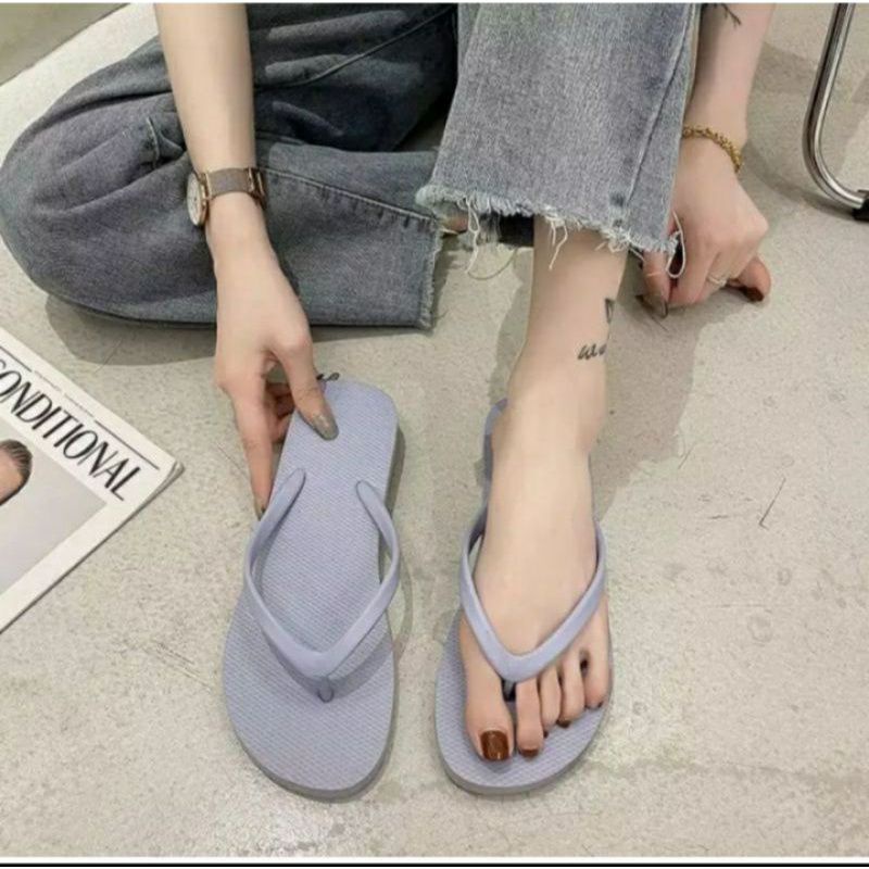 Jual SENDAL JEPIT CEWE DWASA POLOS MANIS | Shopee Indonesia