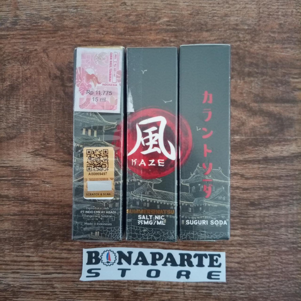 Jual Liquid Kaze Summer Natsu Salt Nic 15ML 35MG by Emkay Brewer x CMW ...