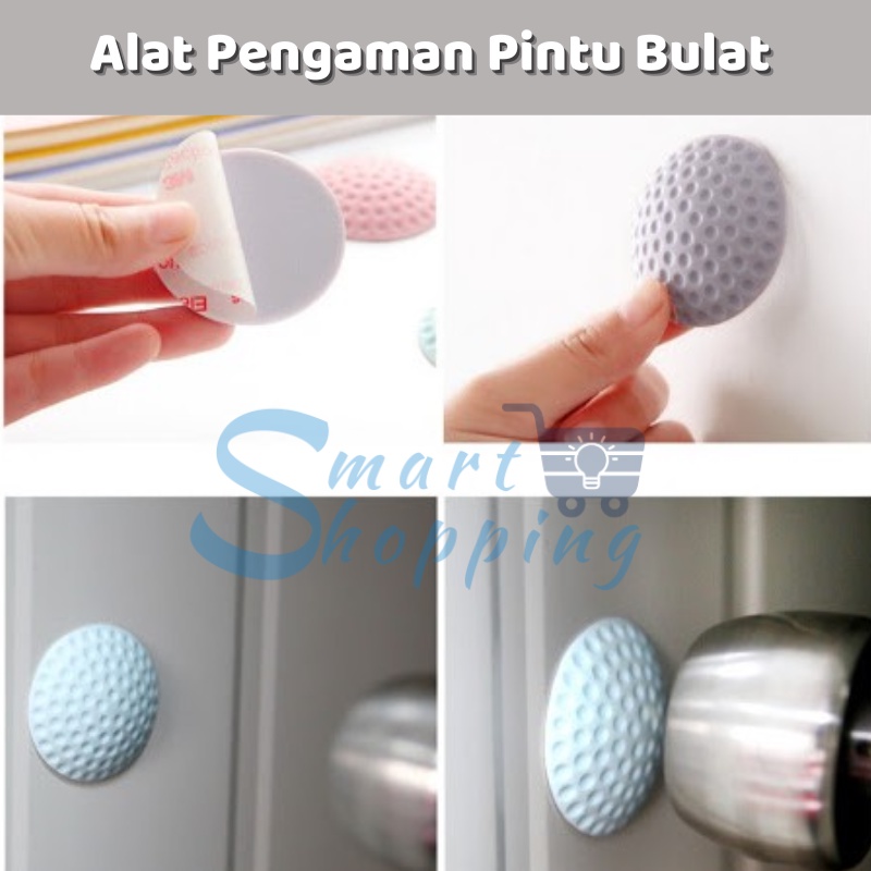 Jual Alat Pelindung Dinding Tembok Bulat / Pengaman Pintu | Shopee ...