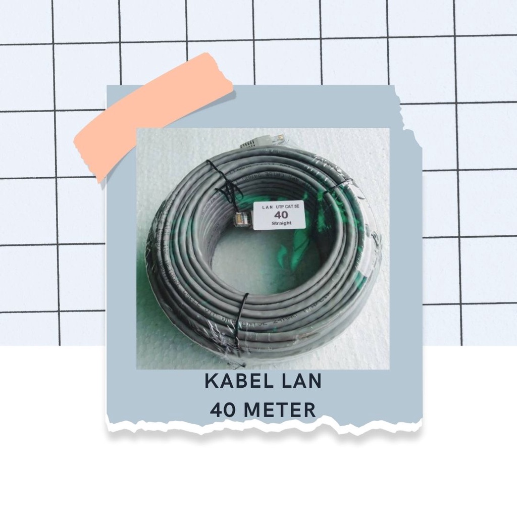 Jual KABEL LAN 40 METER | Shopee Indonesia