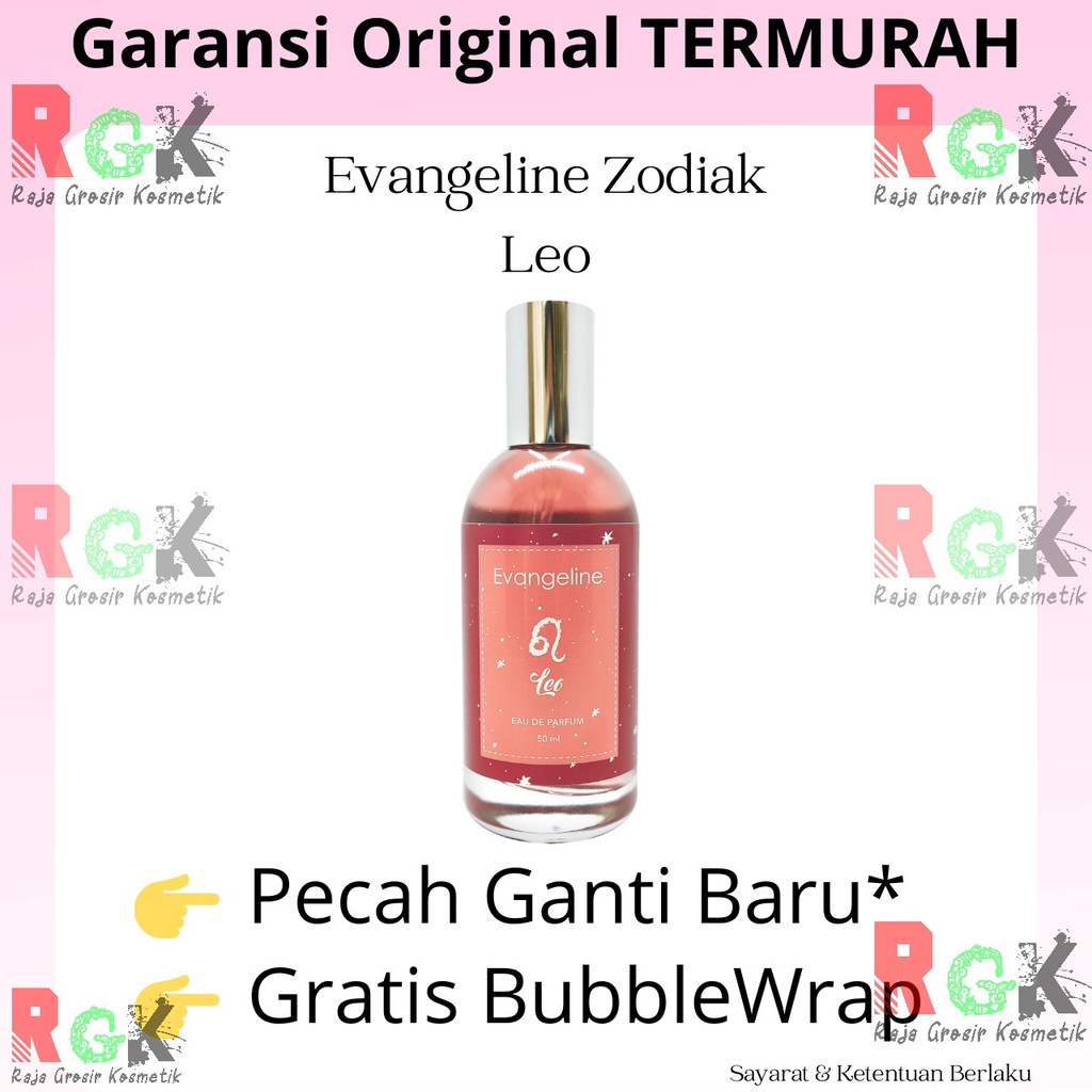 Jual Parfum Evangeline LEO Zodiak 50ml EDP Wanita Cewek Perempuan Viral ...