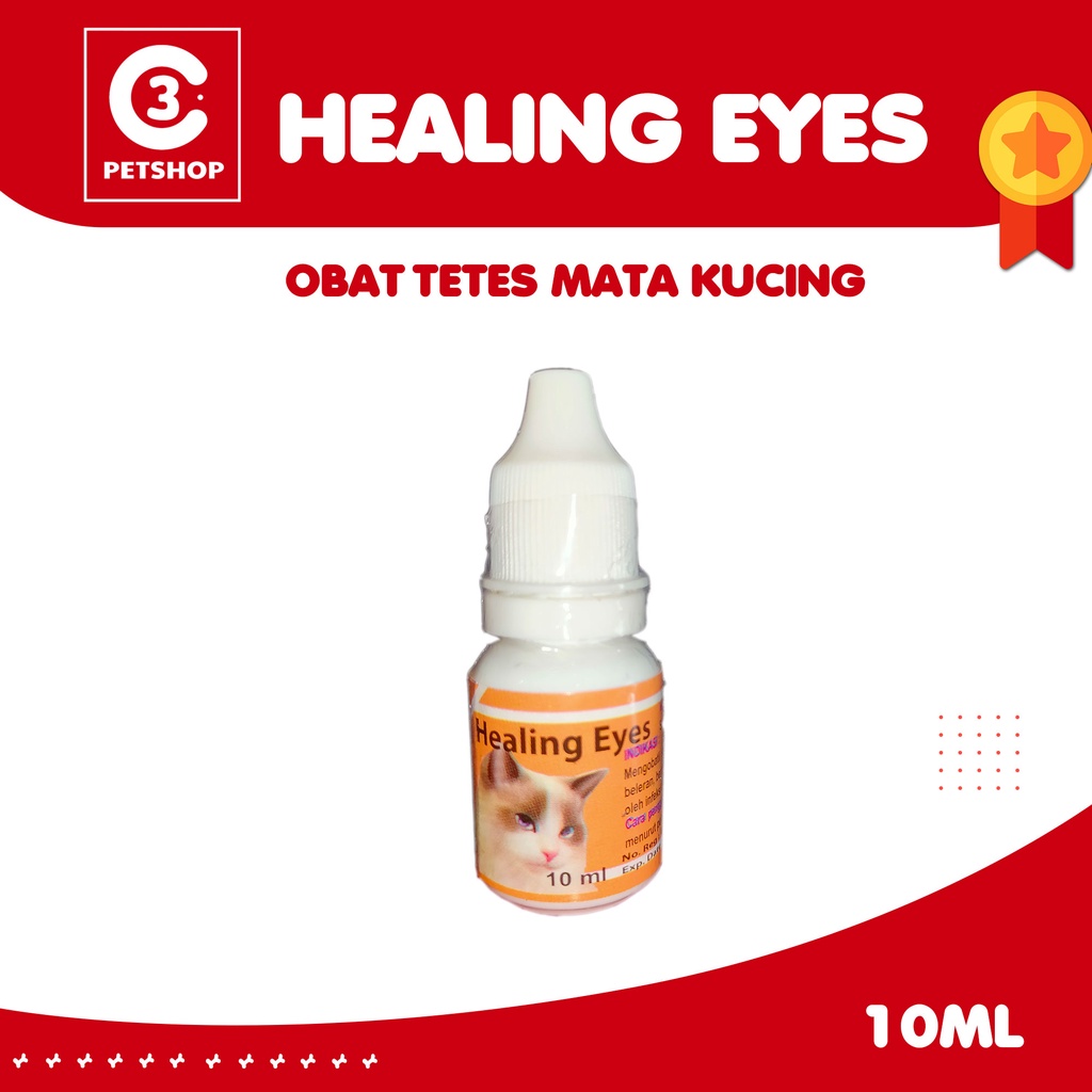 Jual Obat Mata / Tetes Mata untuk kucing - HEALING EYES drop 10ml ...