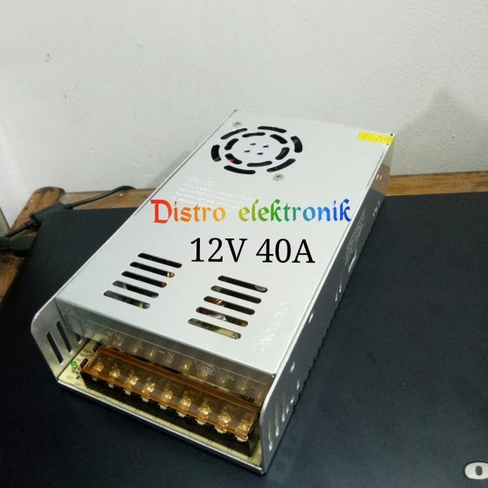 Jual Power Supply 12V 40A Power Suply Swiching 12 Volt 40 Amper Murni ...