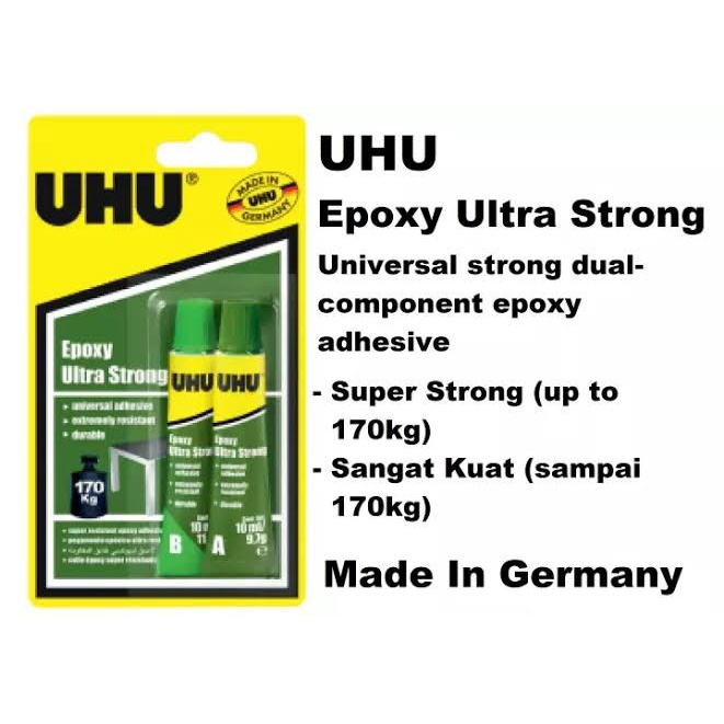 Jual Lem UHU Epoxy Ultra Strong + | Shopee Indonesia