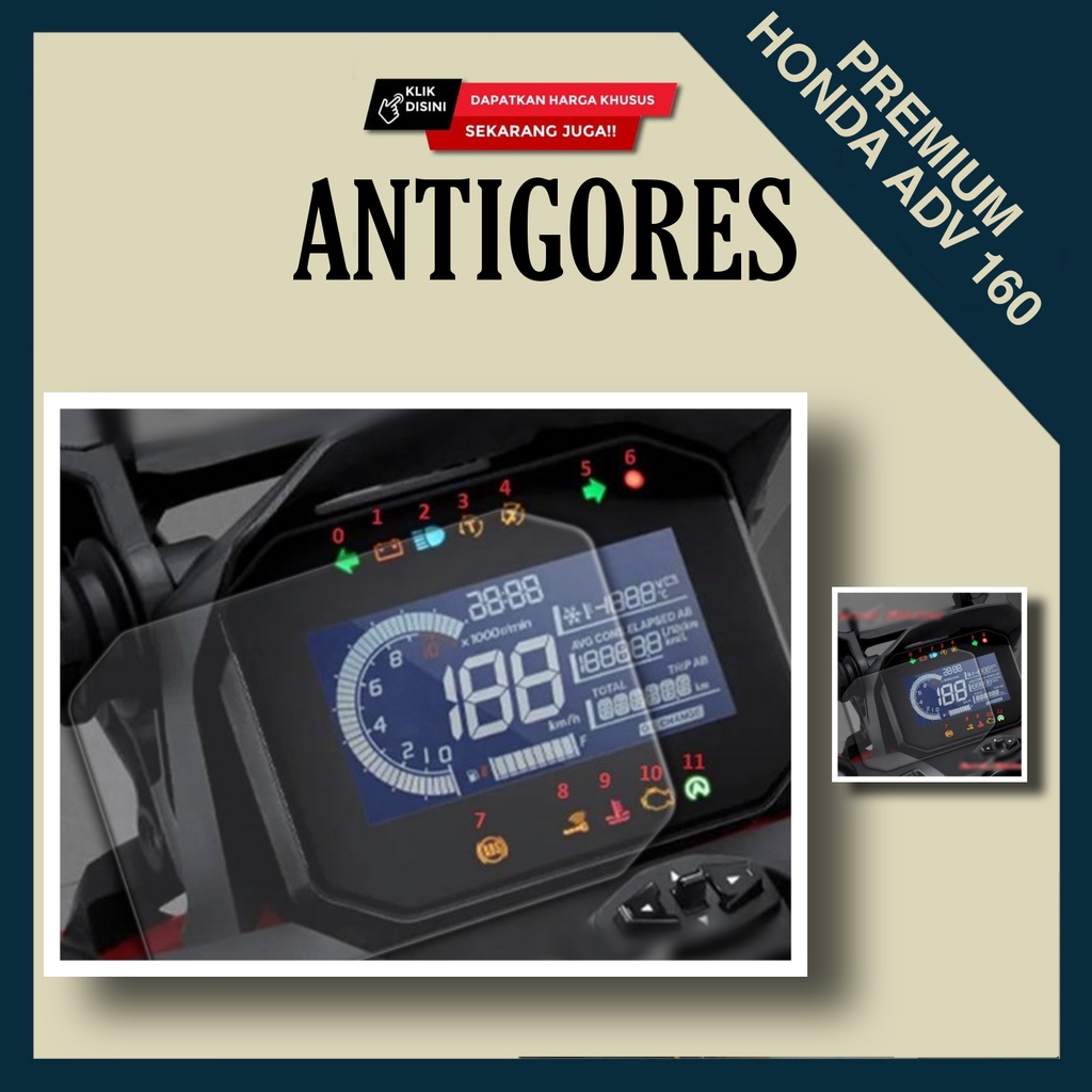 Jual Sticker Stiker Anti Gores Spidometer Cover Pelindung Speedometer ...