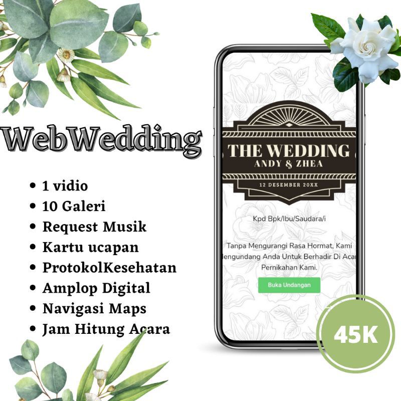 Jual Undangan pernikahan Digital web ~Jadi Nikah~ | Shopee Indonesia