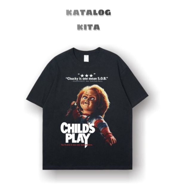 Jual KATALOG KITA kaos CHUCKY DOLL T-shirt horor big size baju BONEKA ...